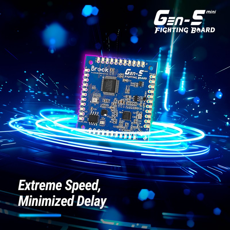 Brook G5 Mini Fighting Board Mini Hitbox PCB PS5 / PS4 / Switch 2 & 1 ...