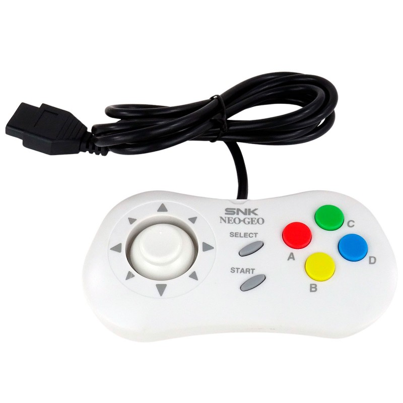 Mando Neo Geo SNK AES Blanco Conector DB15 Supergun - Arcade Express