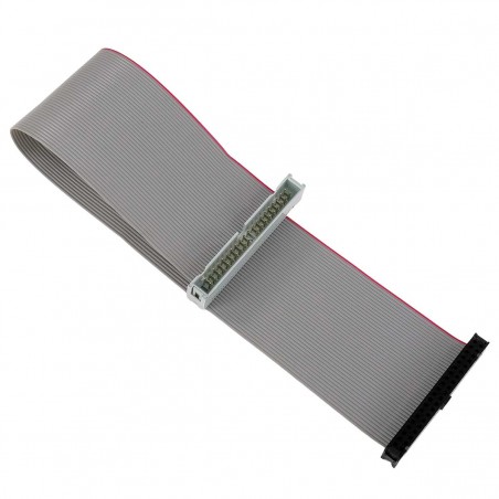 Cable Plano IDC 40 Pines Macho a Hembra 30cm - Arcade Express