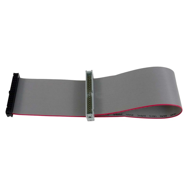 Cable Plano IDC 40 Pines Macho a Hembra 30cm - Arcade Express