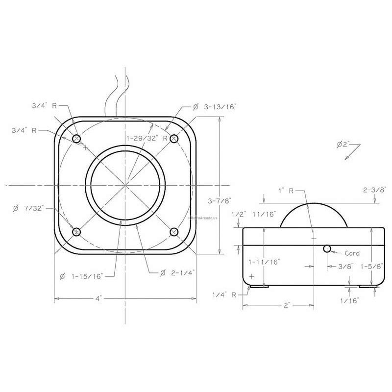 Arcade Trackball LED multigame arcade 60 in 1 verticale 45mm - Arcade ...