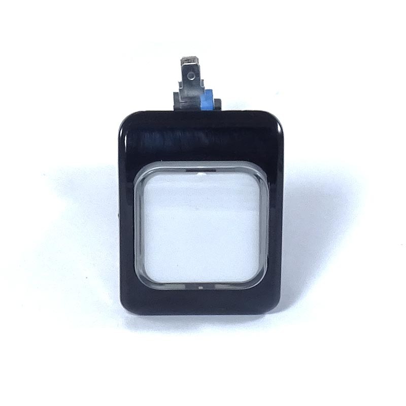 Rectangular LED Illuminated Arcade Button - Arcade Express