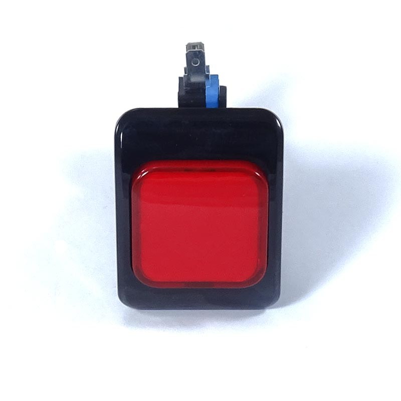 Rectangular LED Illuminated Arcade Button - Arcade Express