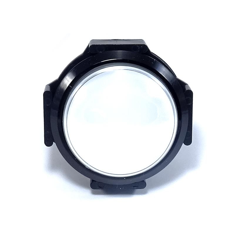 Pulsante illuminato rotondo convesso LED 60mm - Arcade Express