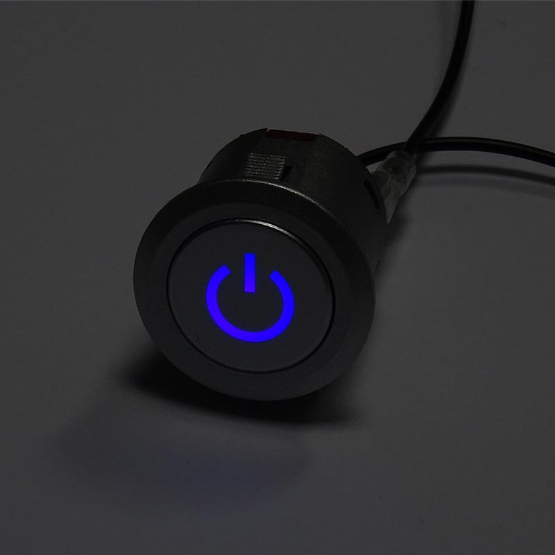 KA22 On/Off Illuminated LED Switch / 12V - Arcade Express