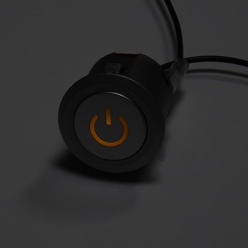 KA22 On/Off Illuminated LED Switch / 12V - Arcade Express