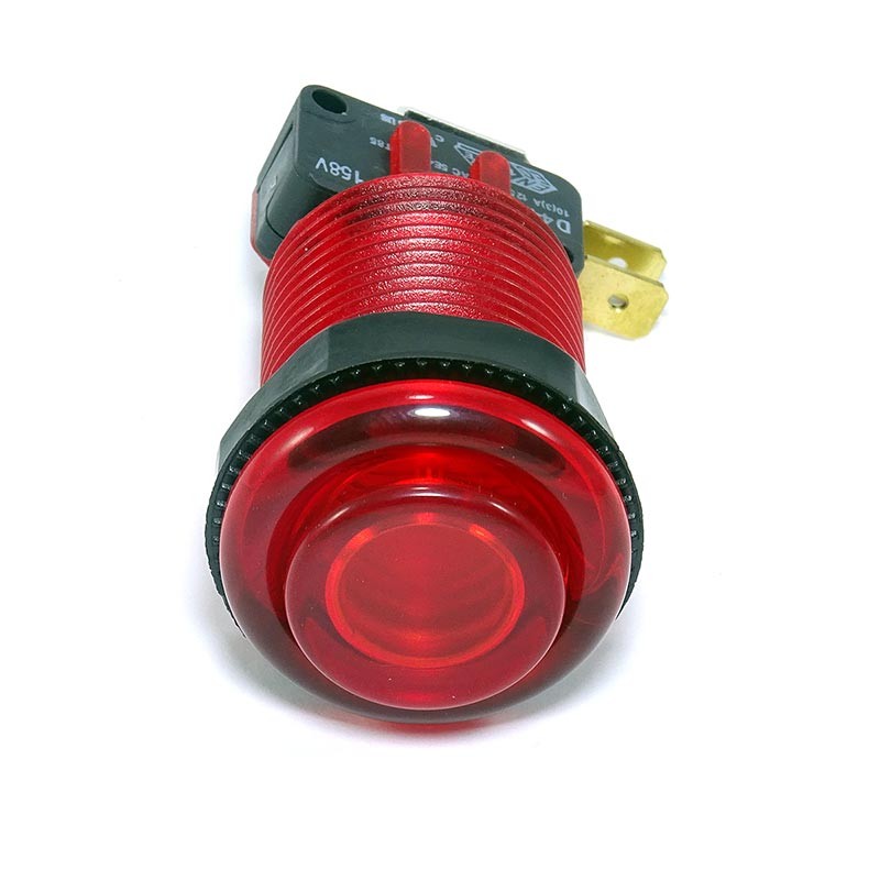 IL Translucent Concave Arcade Button PSL-L Industrias Lorenzo - Arcade ...