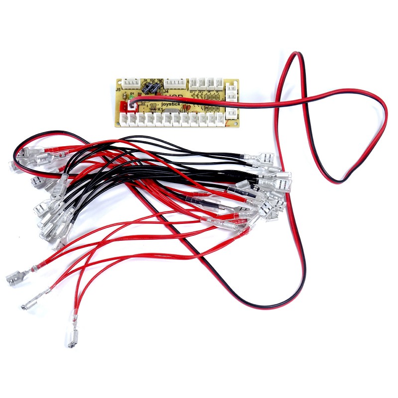 Zero Delay 1 Player Arcade USB Encoder - 5V LED version - Arcade Express