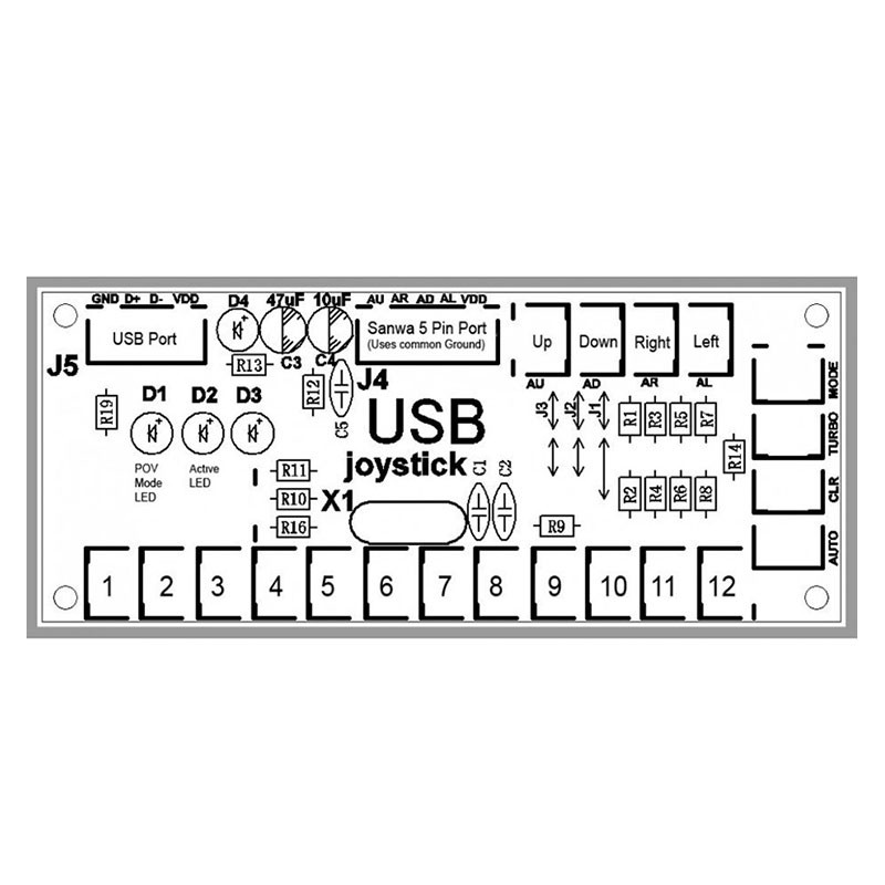 Zero Delay 1 Player Arcade USB Encoder - Arcade Express