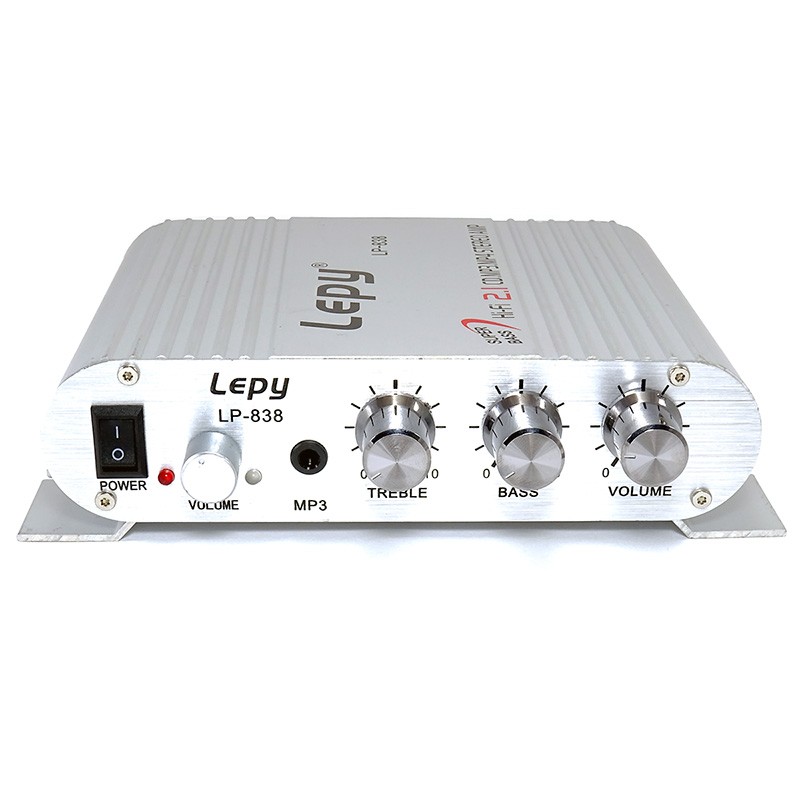 Lepy LP-838 200W 2.1 Mega Bass Stereo Sound Amplifier - Arcade Express