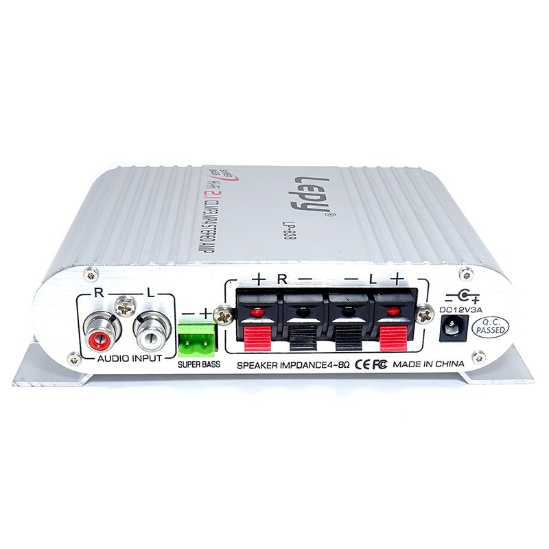Lepy LP-838 200W 2.1 Mega Bass Stereo Sound Amplifier - Arcade Express