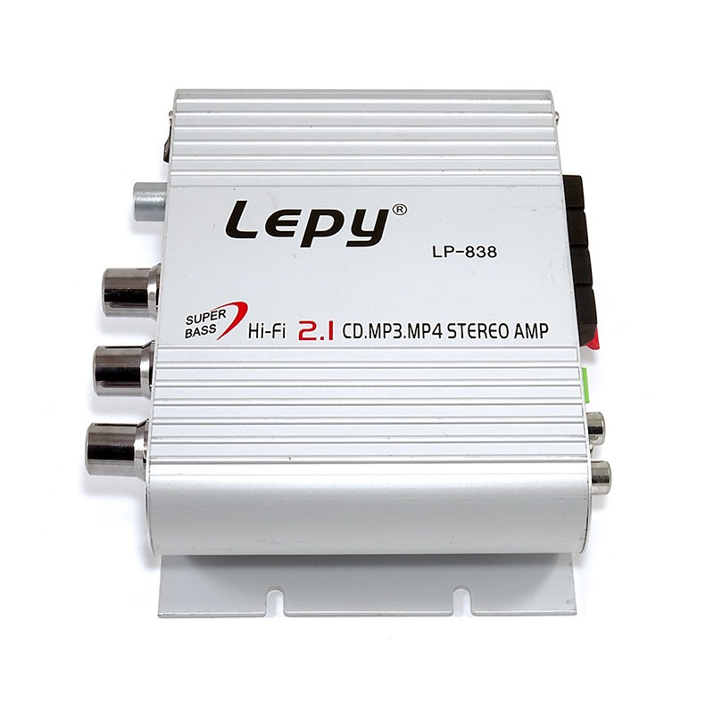 Lepy LP-838 200W 2.1 Mega Bass Stereo Sound Amplifier - Arcade Express