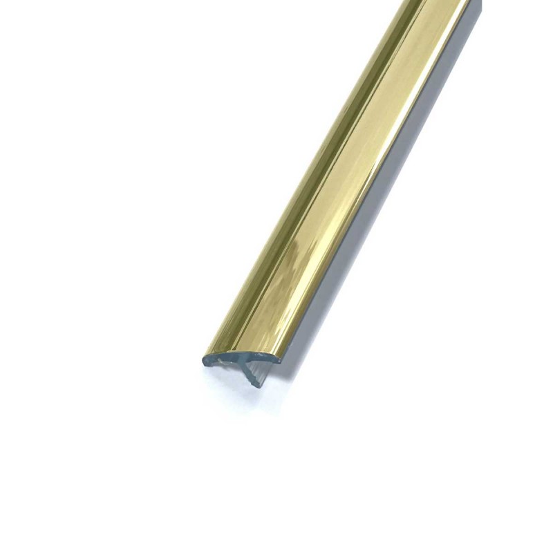 Perfiles T molding 19mm Cromado / Dorado (tiras continuas) - Arcade Express