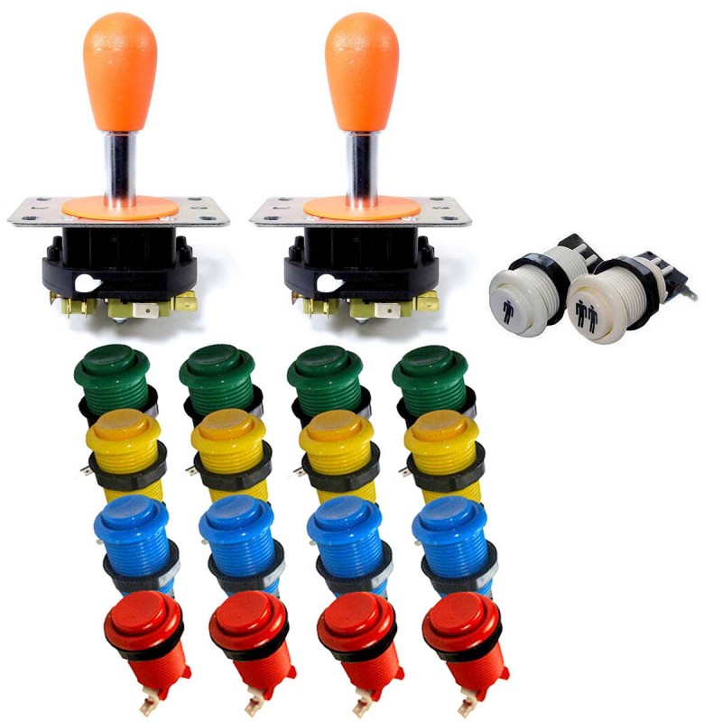 IL Mag-Stick Joysticks Kit 2 players + 18 buttons - Arcade Express
