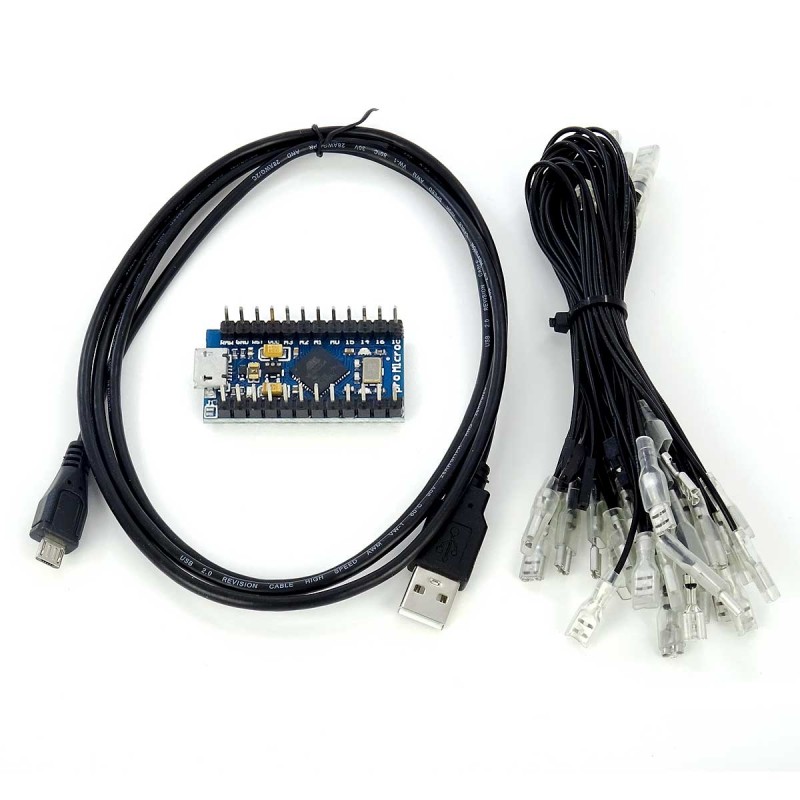 Interfaz Arcade Daemon Encoder USB NO-LAG 1 Jugador (XInput) - Arcade Express