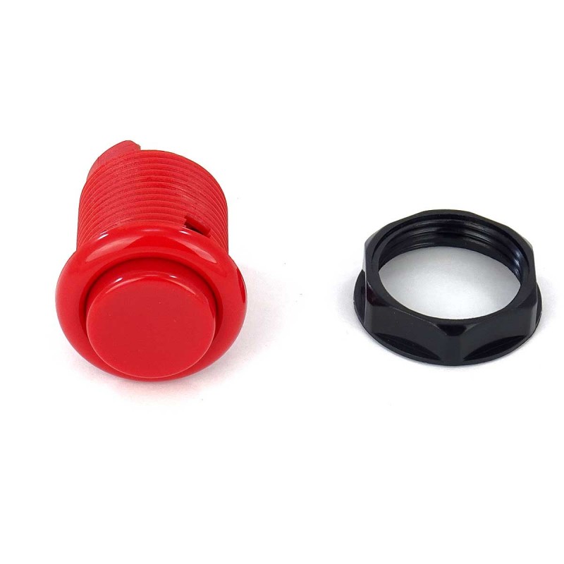 Gold Leaf Silent Short Arcade & Pinball Button - Arcade Express