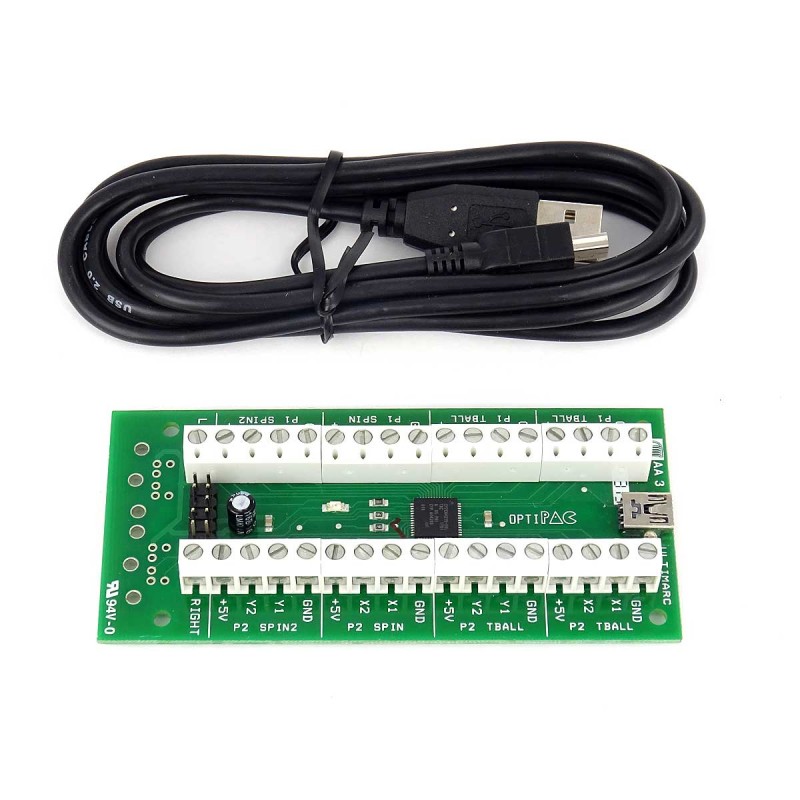 Opti-PAC Interfaz Arcade USB PC Raspberry Pi Ultimarc - Arcade Express