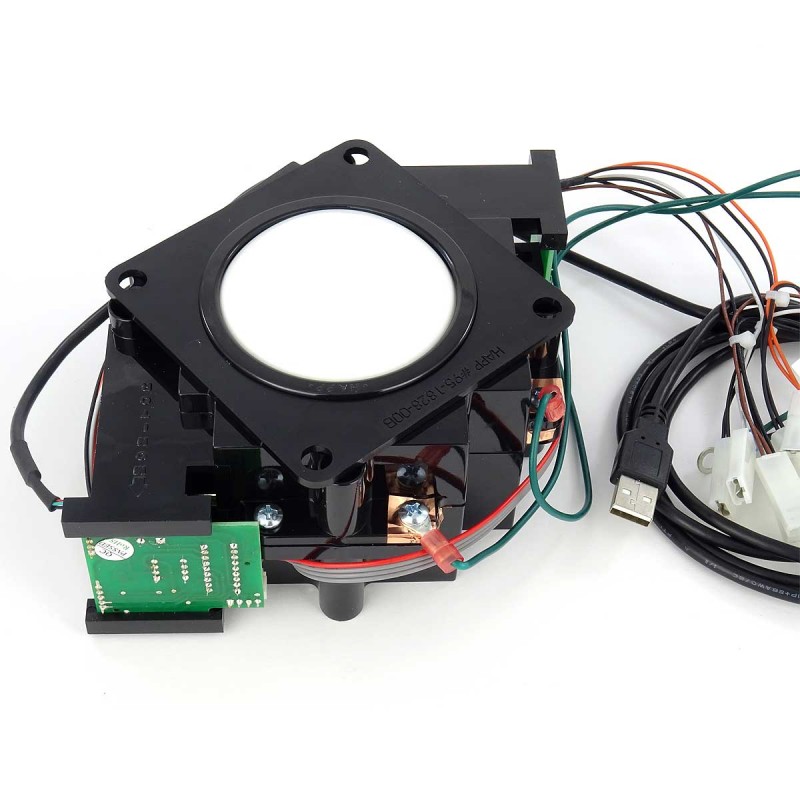 3" Suzo Happ White Arcade Trackball PS2 / USB - Arcade Express