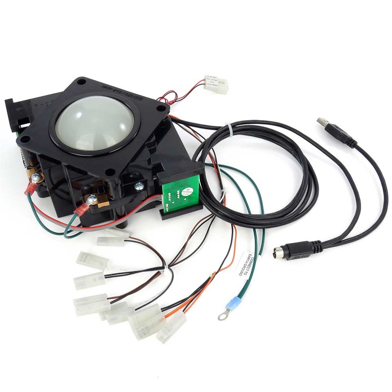 Arcade Trackball Suzo Happ RGB LED PS2 / USB 3" Pulgadas 76mm - Arcade ...