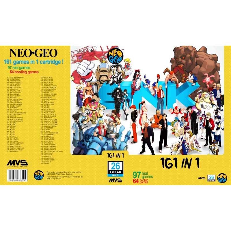 161 in 1 MVS Neo Geo SNK Multigames Arcade Jamma V2 - Arcade Express