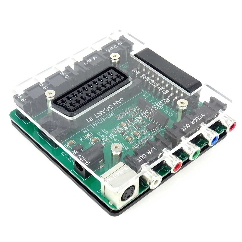 RGBS / SCART to YCBCR / YPBPR / S-Video converter adapter - Arcade Express