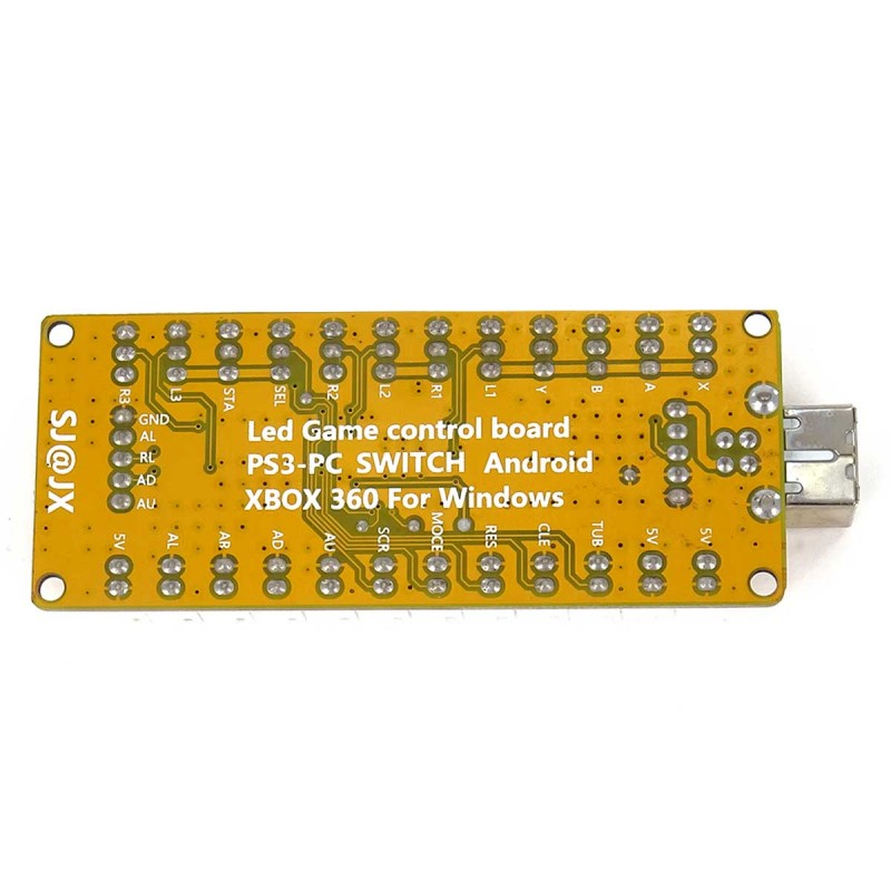 SJ@JX LED 1 Player Arcade USB Encoder / Nintendo Switch / PS3 / Android ...