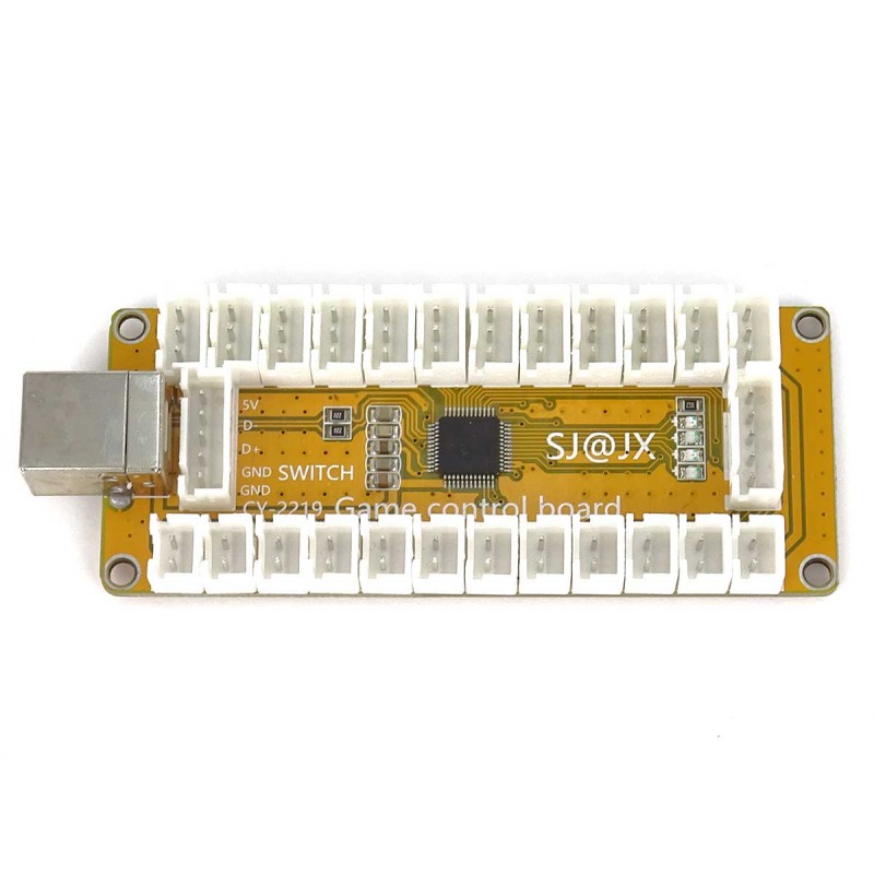 SJ@JX LED 1 Player Arcade USB Encoder / Nintendo Switch / PS3 / Android ...