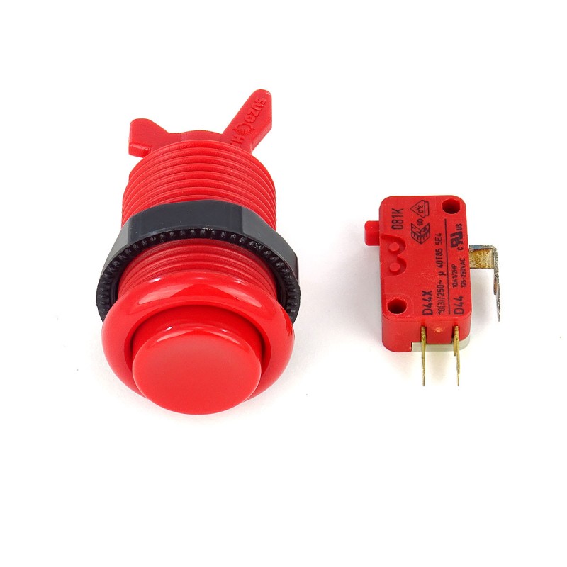 Suzo Happ Competition Concave Arcade Button - Arcade Express