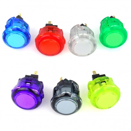 Sanwa OBSC-24 Translucent Japanese Arcade Button 24mm - Arcade Express