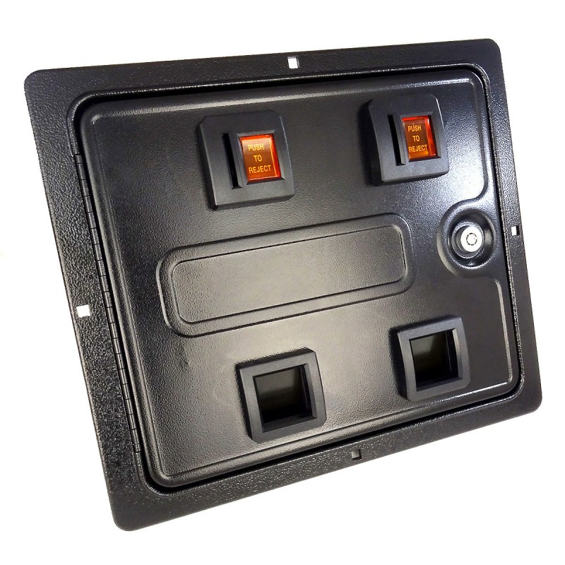 IL Double Entry Pinball Horizontal Coin Door - Arcade Express S.L.