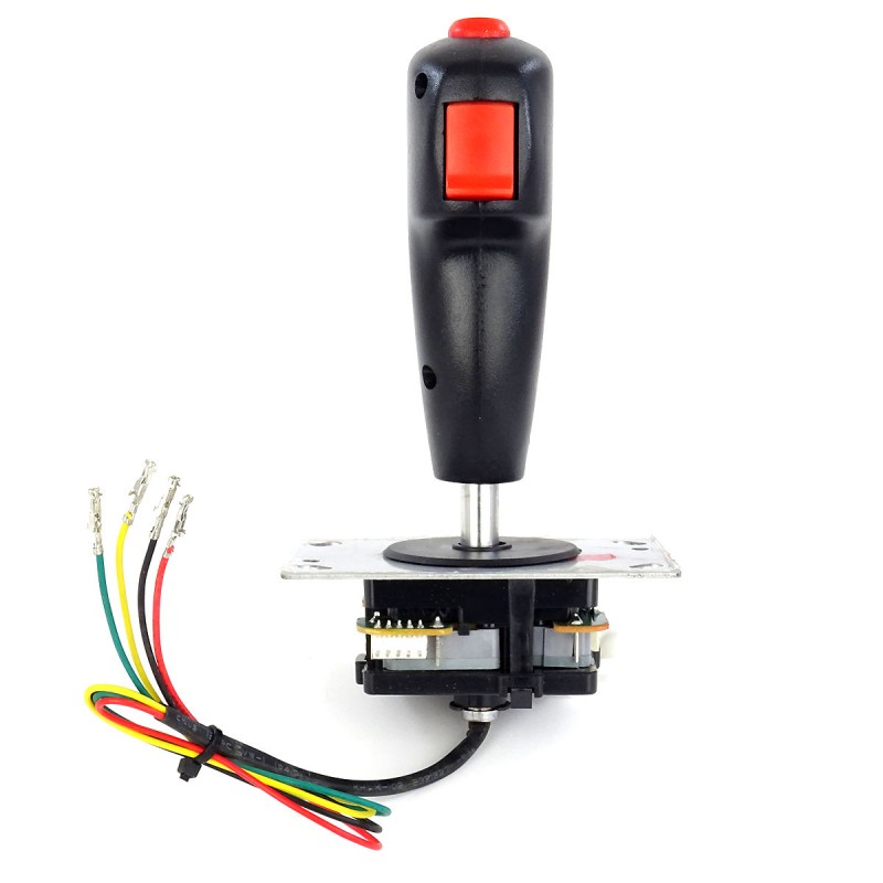 Flight Stick Arcade Joystick SHMUPS After Burner Vibration 5 Pin ...