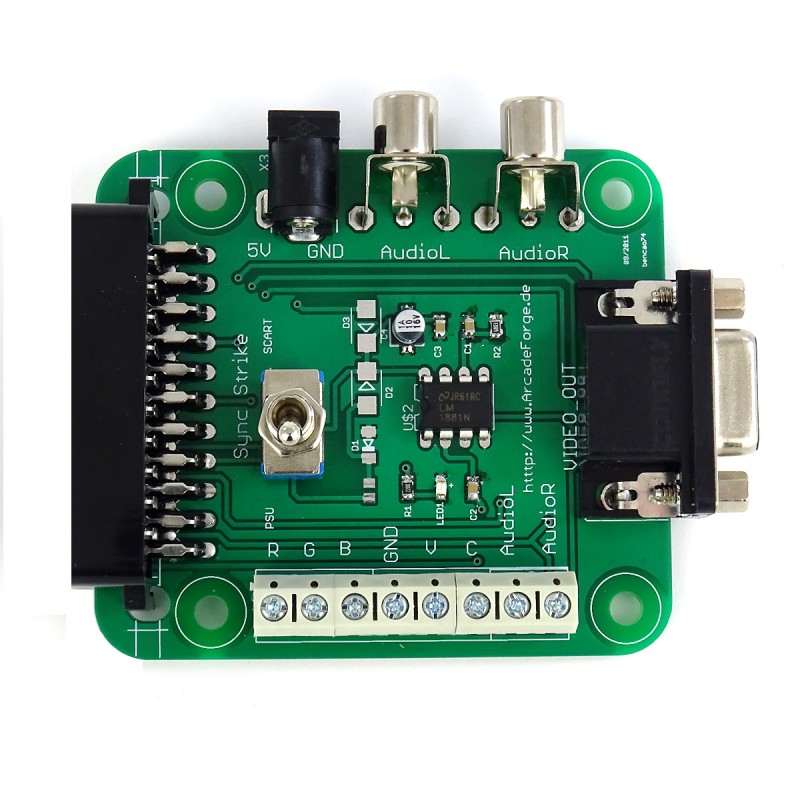 Arcadeforge Sync Strike CGA / RGB to VGA sync signal cleaner - Arcade ...