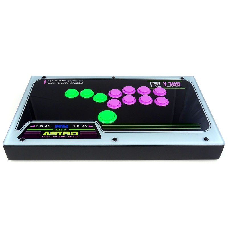 SEGA Astro City Arcade FightStick Sanwa Hitbox PC / Raspberry Pi / Android - Arcade Express