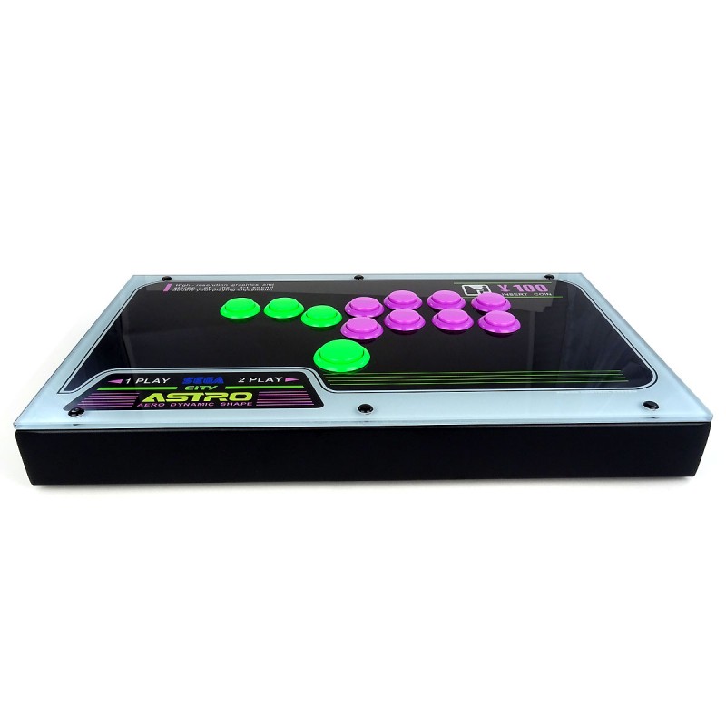 SEGA Astro City Arcade FightStick Sanwa Hitbox PC / Raspberry Pi ...