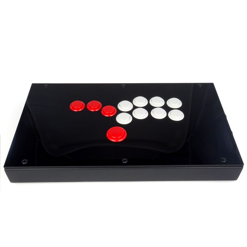 Black Cat Arcade Fightstick Sanwa Hitbox Pc Raspberry Pi Android Arcade Express