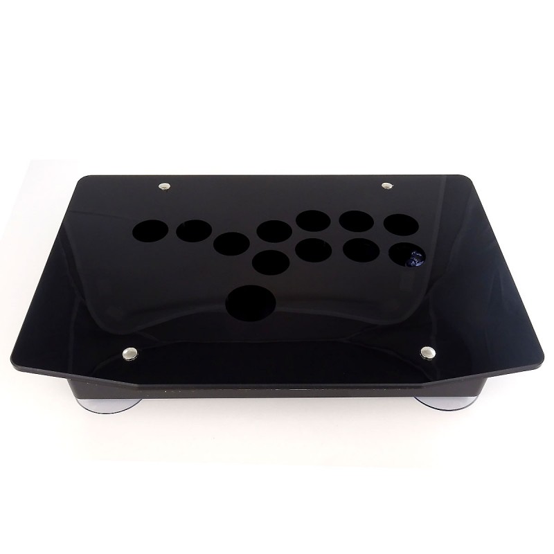 Base Mando Arcade Hitbox Negro 12 botones - Arcade Express