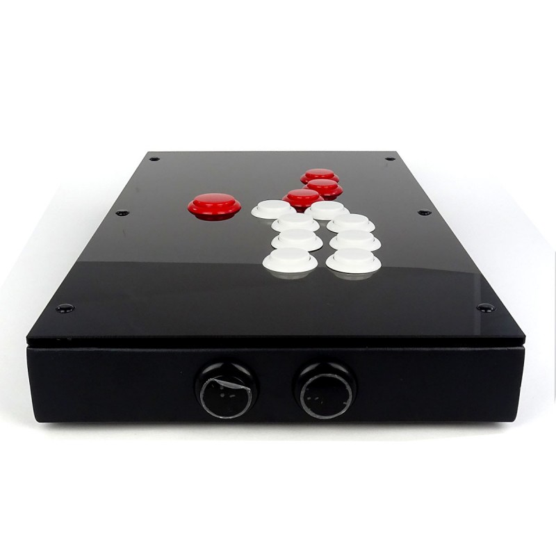 Black-Cat Arcade FightStick Sanwa Hitbox PC / Raspberry Pi / Android ...