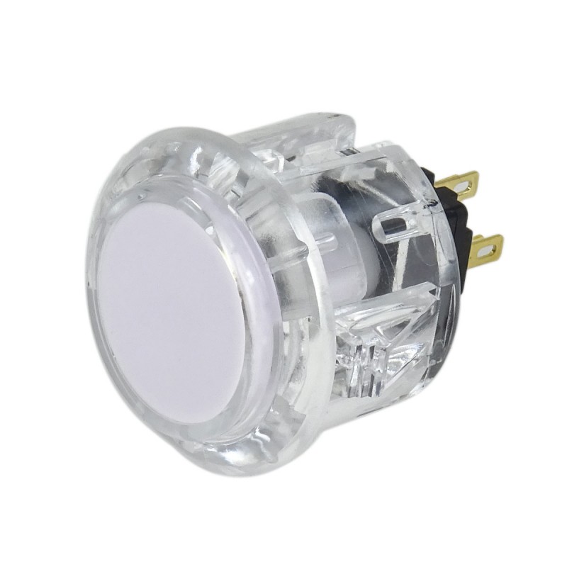 QanBa 30mm Snap In Translucent Arcade Button - Arcade Express