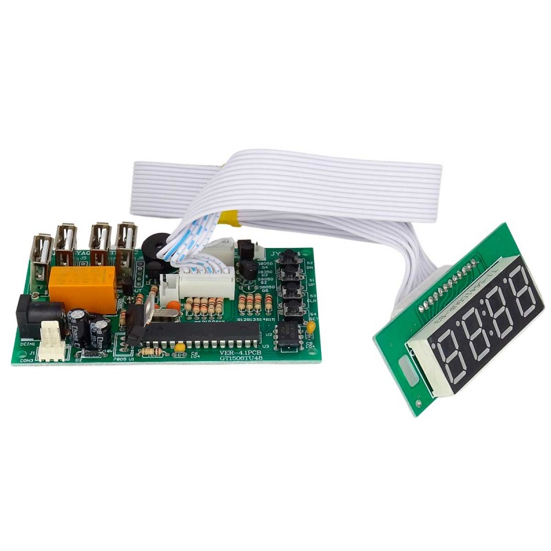 Arcade Timer Board with LED display for PCB coin mech JY-184 - Arcade ...