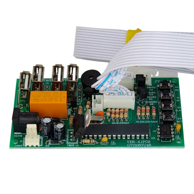 Arcade Timer Board with LED display for PCB coin mech JY-184 - Arcade ...