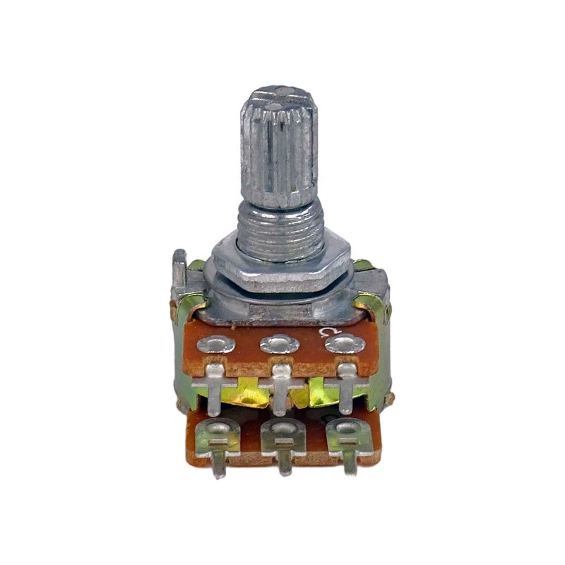 6-pin Double Linear Potentiometer B10K with knob - Arcade Express
