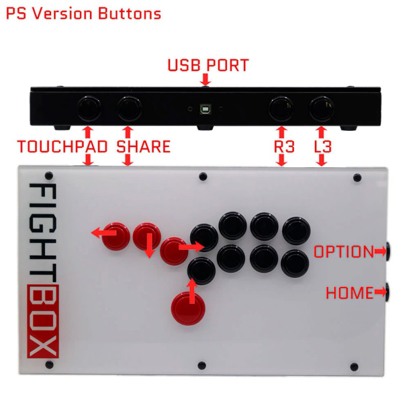 F1 Arcade FightStick Sanwa Hitbox PC / PS3 / PS4 - Arcade Express
