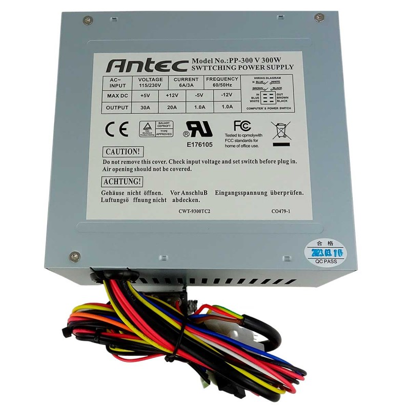 Fuente de Alimentación AT 300W Antec P-300V - Arcade Express