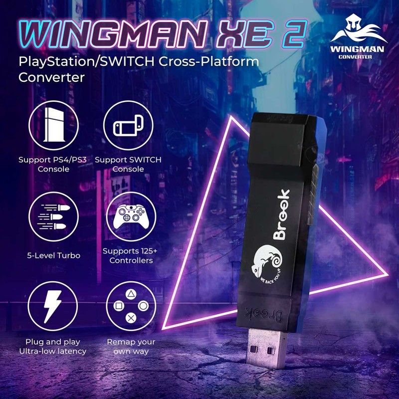 Brook Wingman XE2 Xbox 360/Xbox One/Elite 1&2/PS5 to PS3/PS4/Switch ...