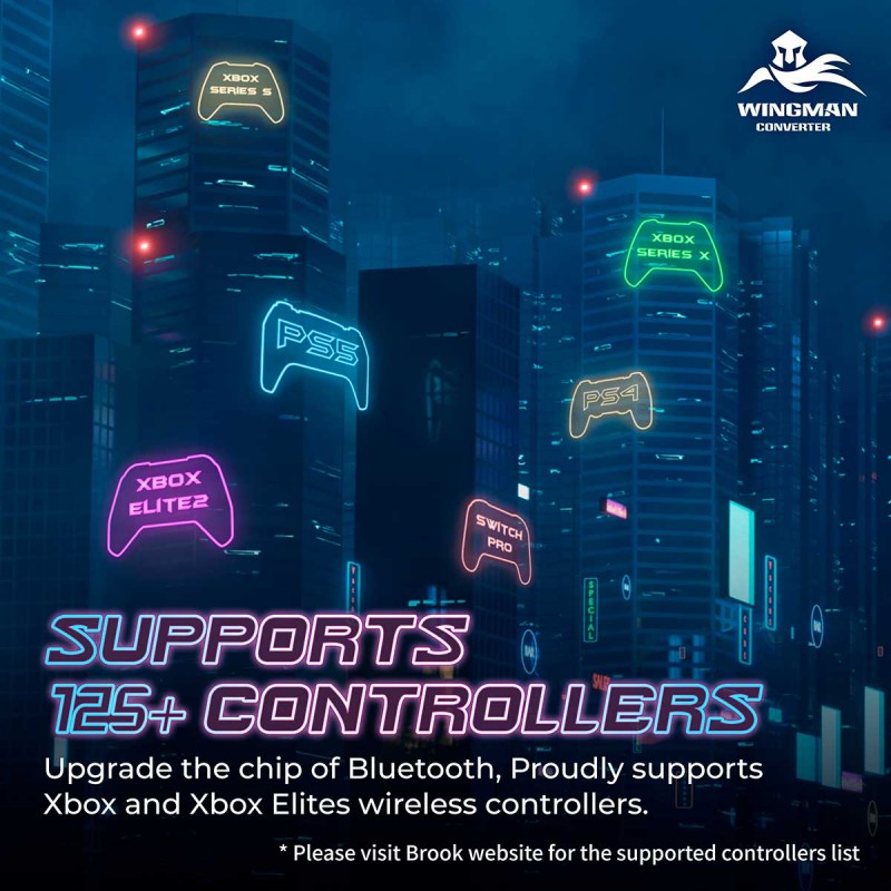 Brook Wingman XE2 Xbox 360/Xbox One/Elite 1&2/PS5 zu PS3/PS4/Switch ...