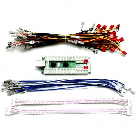 Zero Delay 2 Player LED Iluminated Arcade USB Encoder - Arcade Express