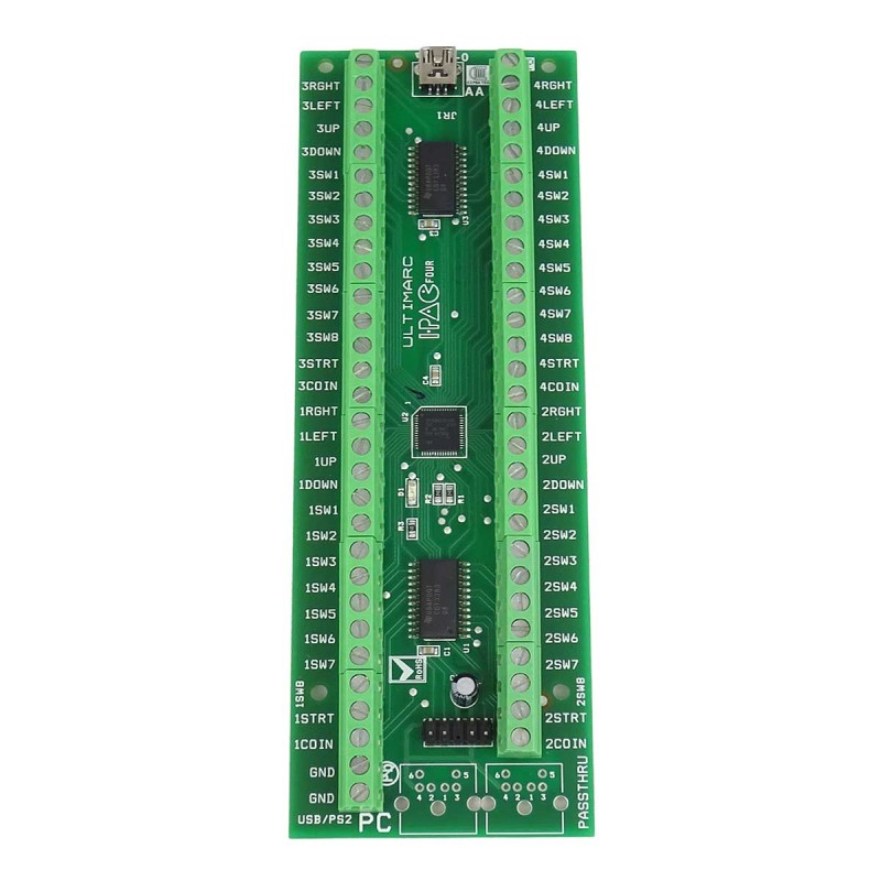 I-PAC4 Interfaz Arcade USB PC Raspberry Pi Ultimarc - Arcade Express