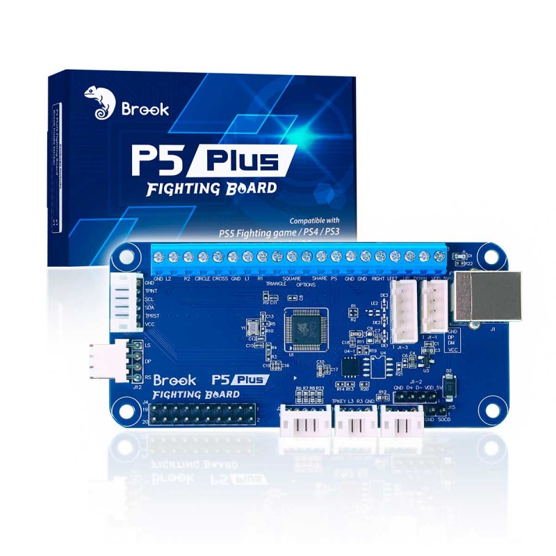 Brook P5 Plus Fighting Board (PS5 / PS4 / PS3 / Switch / PC X-Input ...