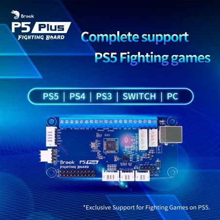 Brook P5 Plus Fighting Board PS5 / PS4 / PS3 / Switch / PC X-Input ...