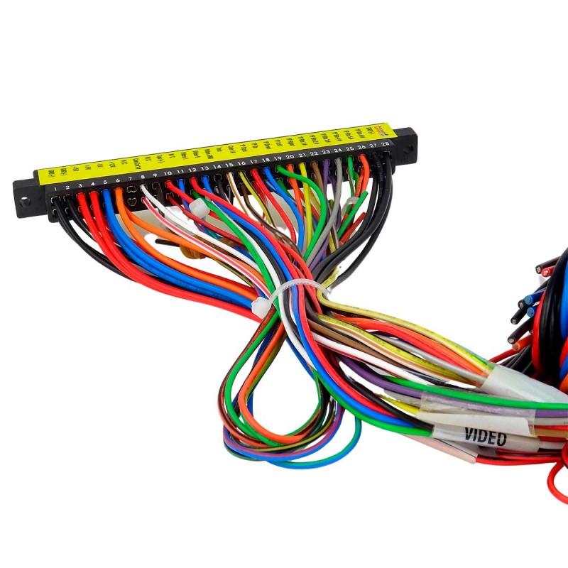 Cableado Jamma Premium Suzo Happ 150cm / 56 pines (28 pines por lado ...